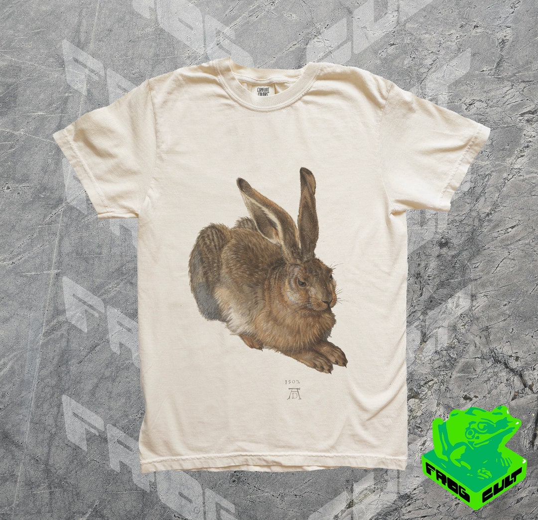 Vintage Rabbit Art 90s Graphic Shirt, Rabbit Lovers Retro Tee, 2000s ...