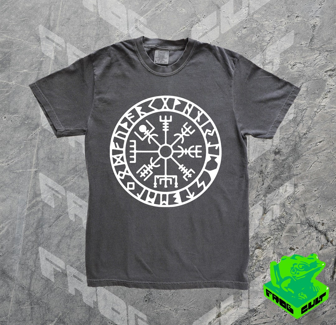 Viking Rune Sigil Shirt, Vintage Magic Runes Symbol Graphic Tshirt ...