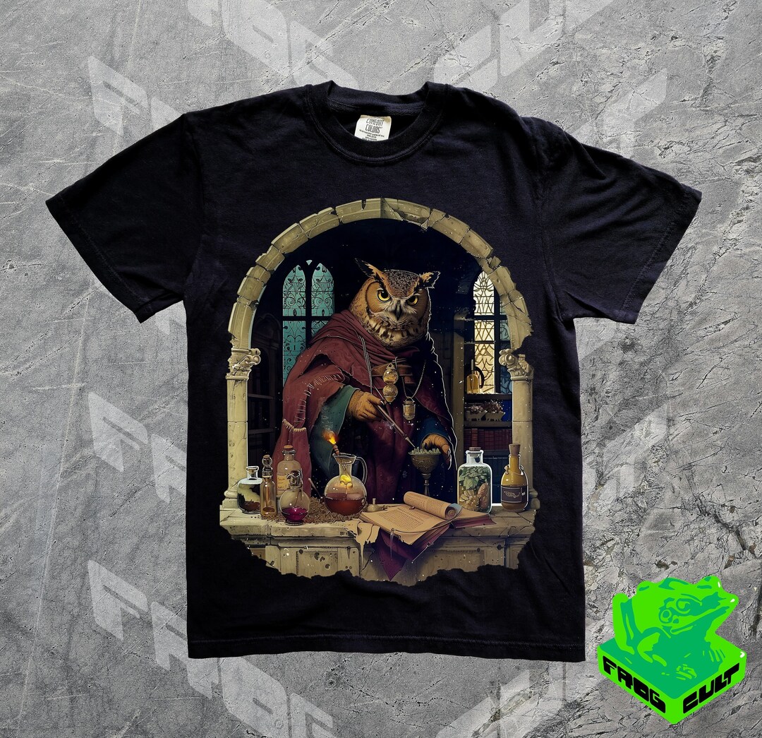 90s Owl Wizard Shirt, Retro Vintage Owl T Shirt, Owl Lovers, Funny Bird ...