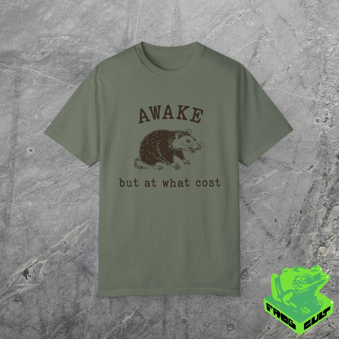 Awake but at What Cost Retro T-shirt, Funny Possum T Shirt, Sarcastic ...