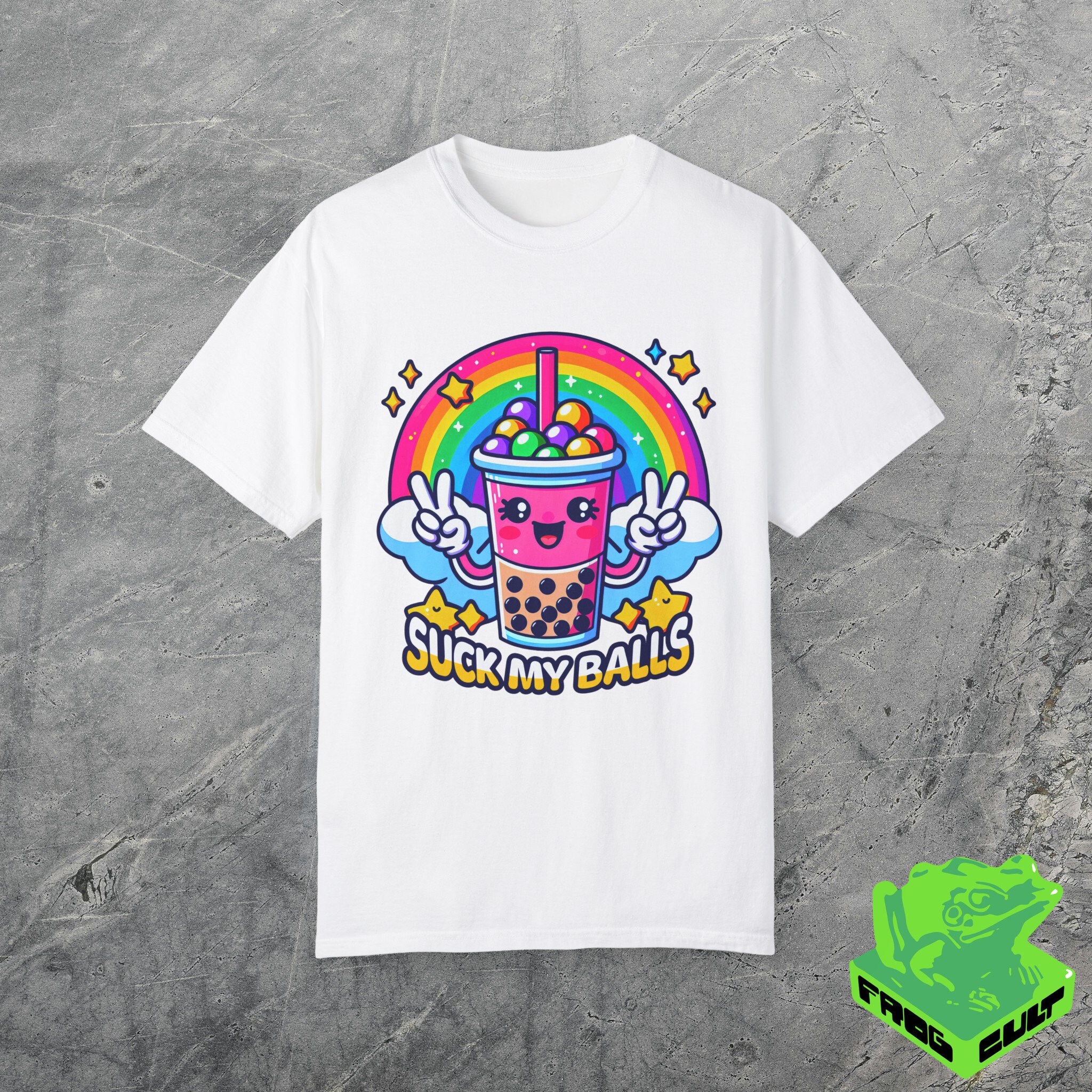 Funny Boba Tea Shirt, Bubble Tea Graphic T-shirt, Colorful Summer Tee ...