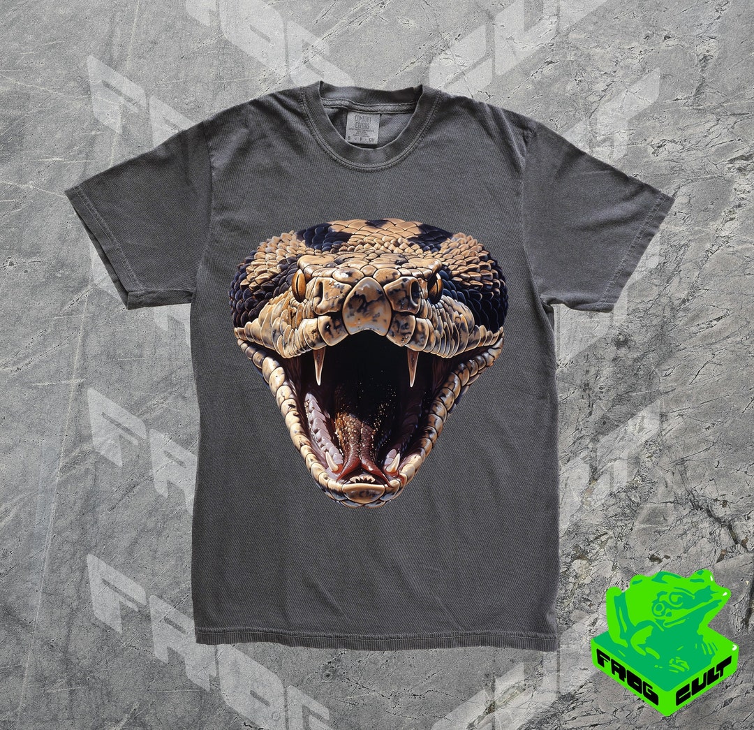 Vintage 90s Snake Shirt, Rattlesnake Nature Tee, Snake Lover Gift T ...