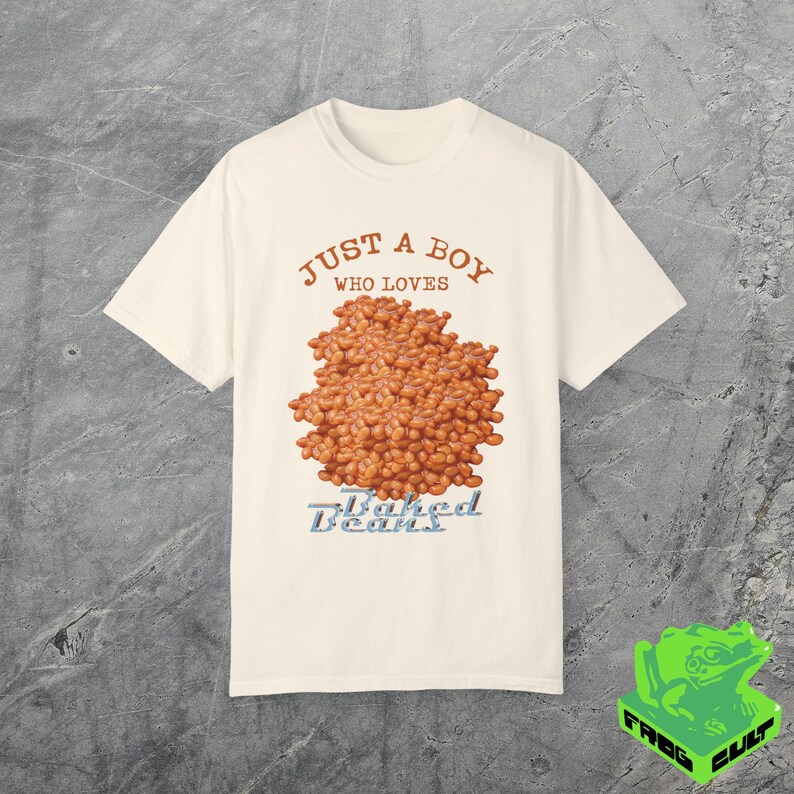 Just A Boy Who Loves Baked Beans Tshirt, Funny Dank Meme Shirt, Gag ...