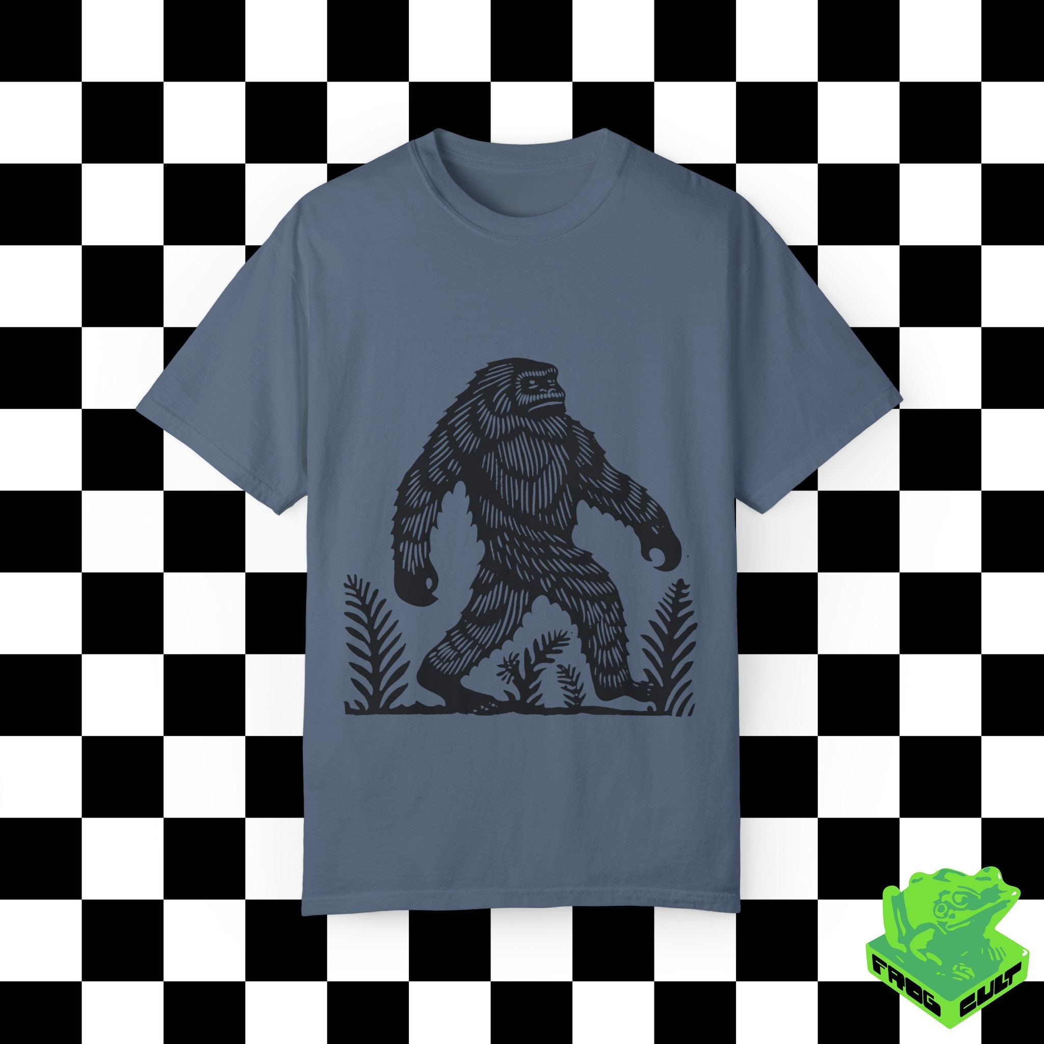 Vintage Bigfoot Sasquatch Shirt, Comfort Colors, 90s Screen Print ...