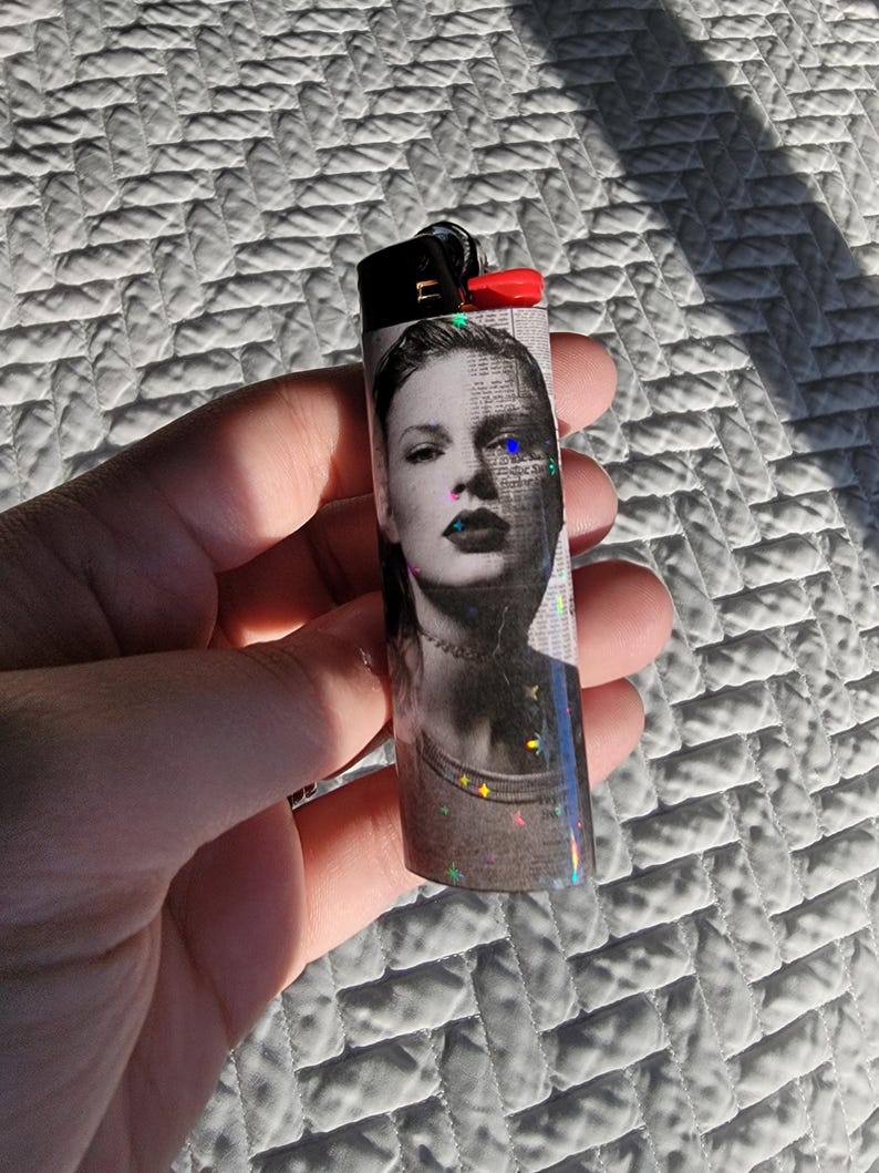 Taylor Swift Reputation Album Cover Custom Bic Lighter - Etsy