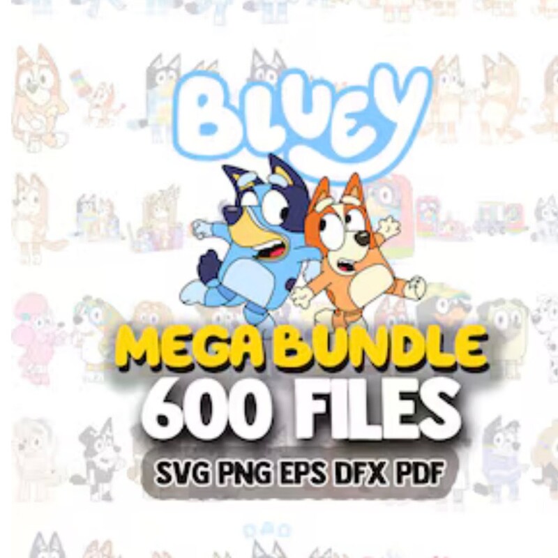 Bluey Svg Cricut - Etsy