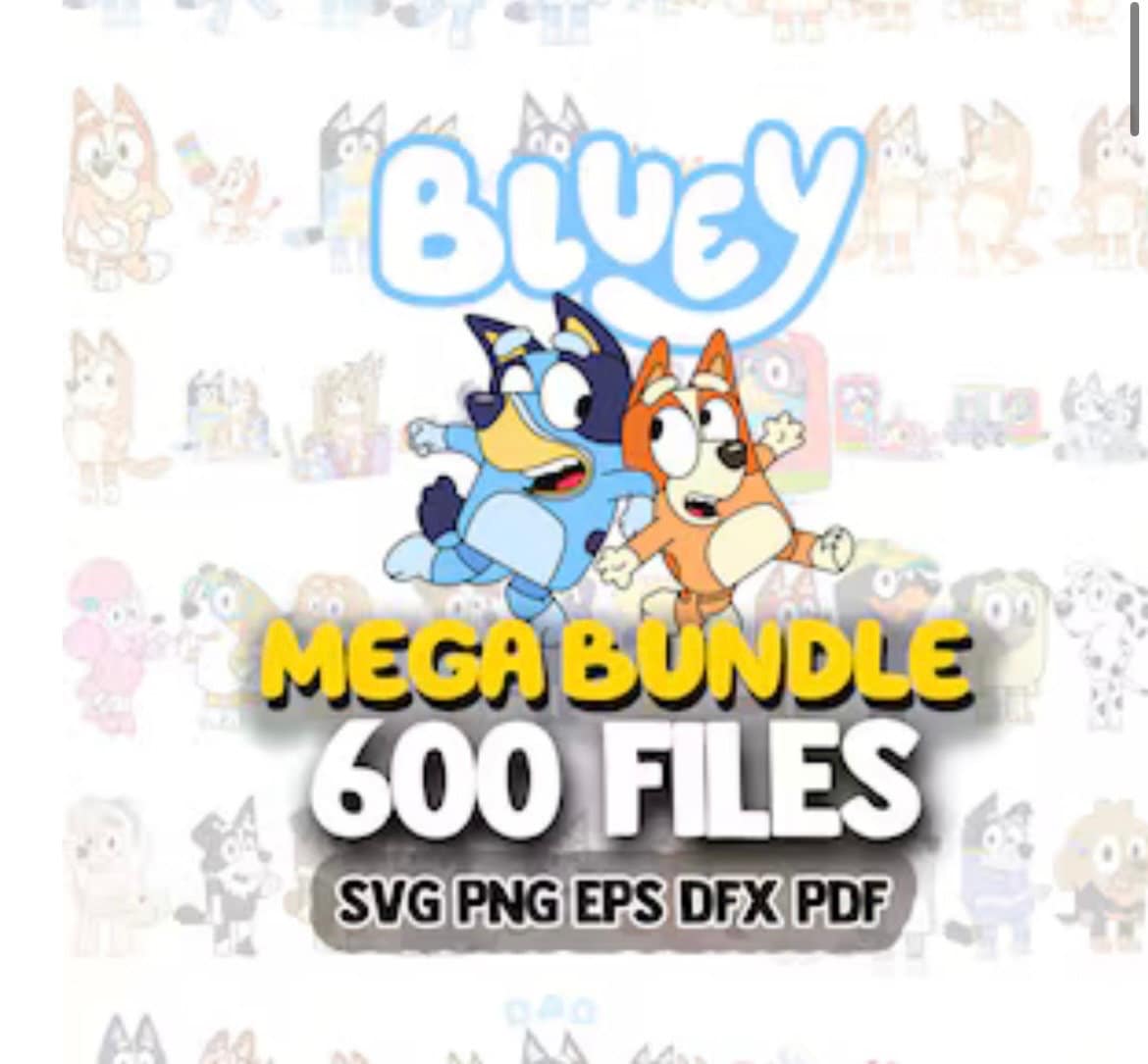 Bluey SVG Collection - Etsy UK