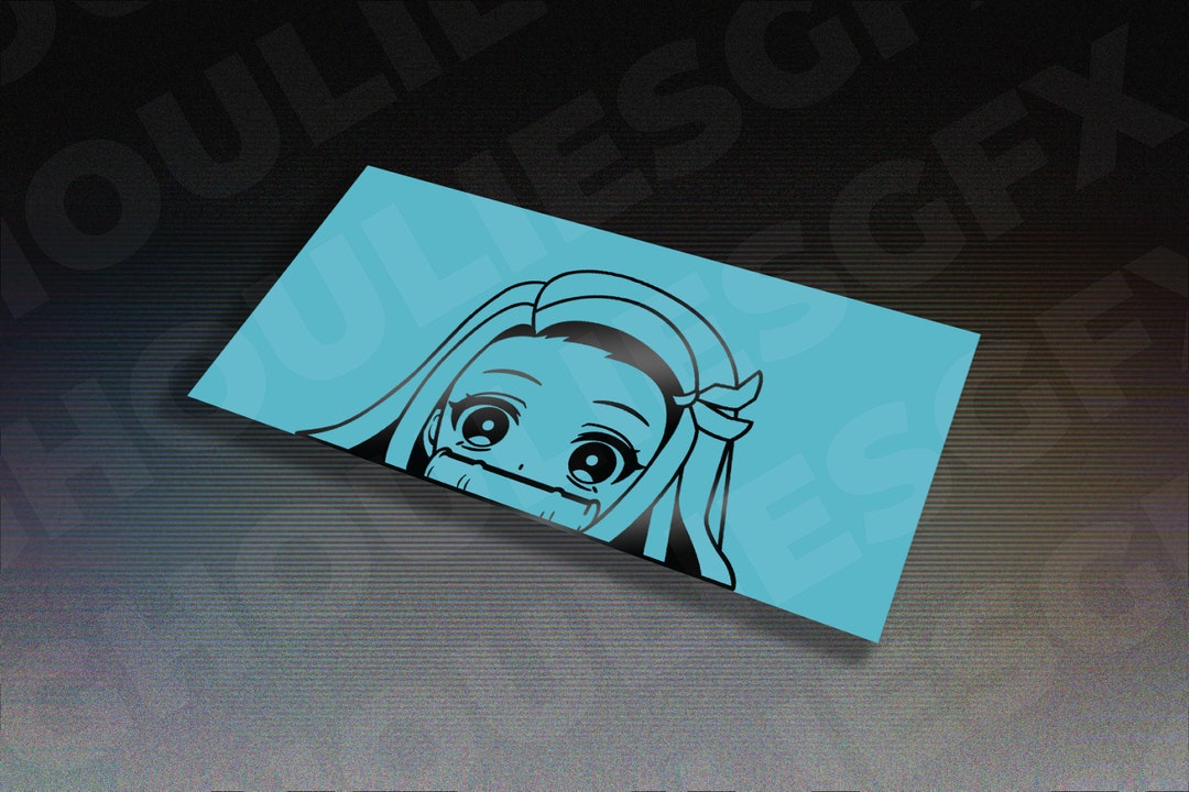 Nezuko Peeker Car Decal JDM Decal JDM Sticker Stance Static Die-cut ...