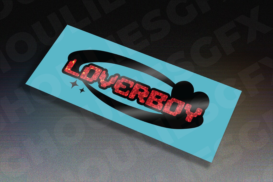 Loverboy V2 Car Decal JDM Decal JDM Sticker Stance Static Die-cut ...