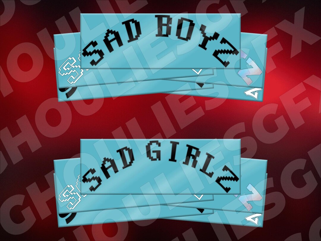 Sad Boyz / Sad Girlz | Car Decal | JDM Decal | JDM Sticker | Stance ...