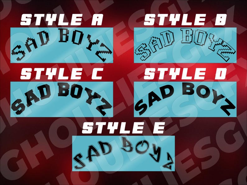 Sad Boyz | Car Decal | JDM Decal | JDM Sticker | Stance | Static | Die ...
