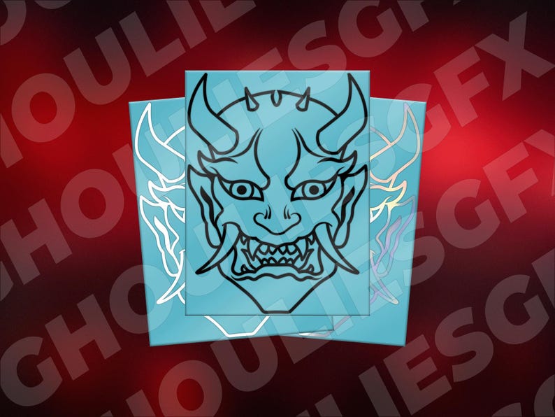 Hannya Mask | Car Decal | JDM Decal | JDM Sticker | Stance | Static ...