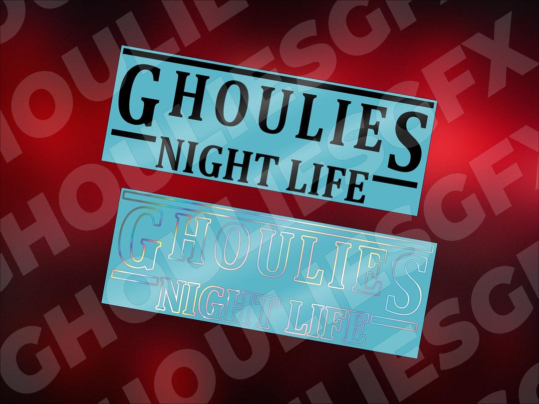Ghoulies X Stranger Things | Car Decal | JDM Decal | JDM Sticker ...