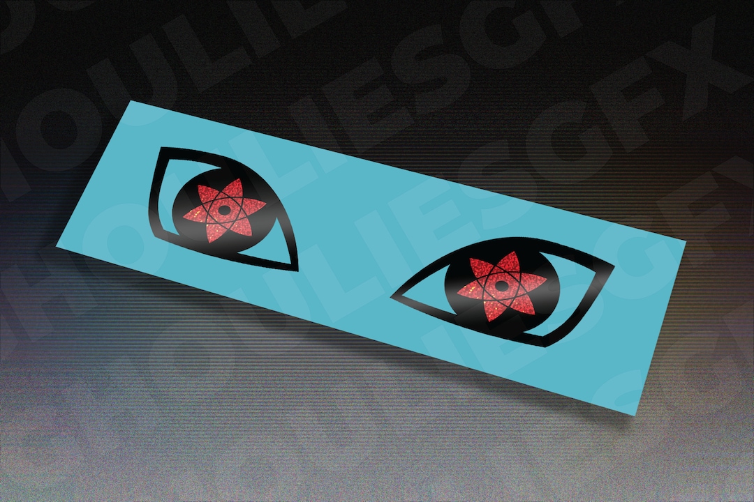 Sasuke Mangekyou Sharingan V2 Car Decal JDM Decal JDM Sticker Stance ...