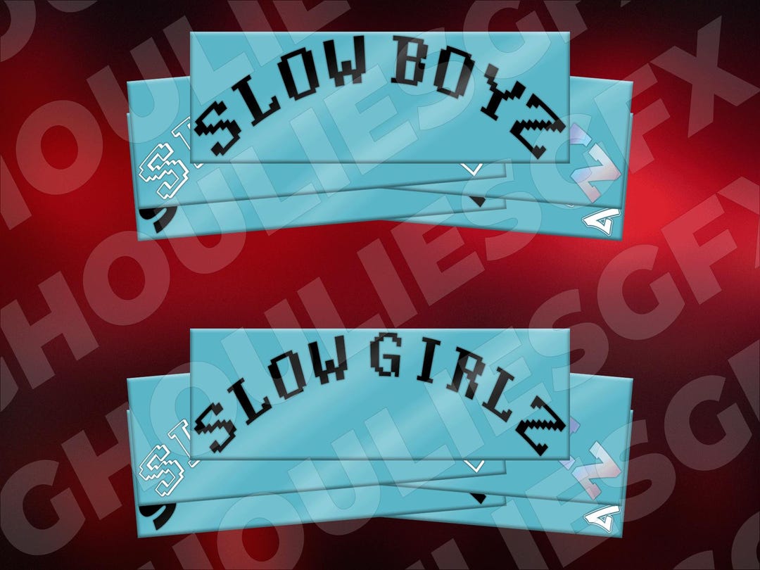 Slow Boyz / Slow Girlz | Car Decal | JDM Decal | JDM Sticker | Stance ...
