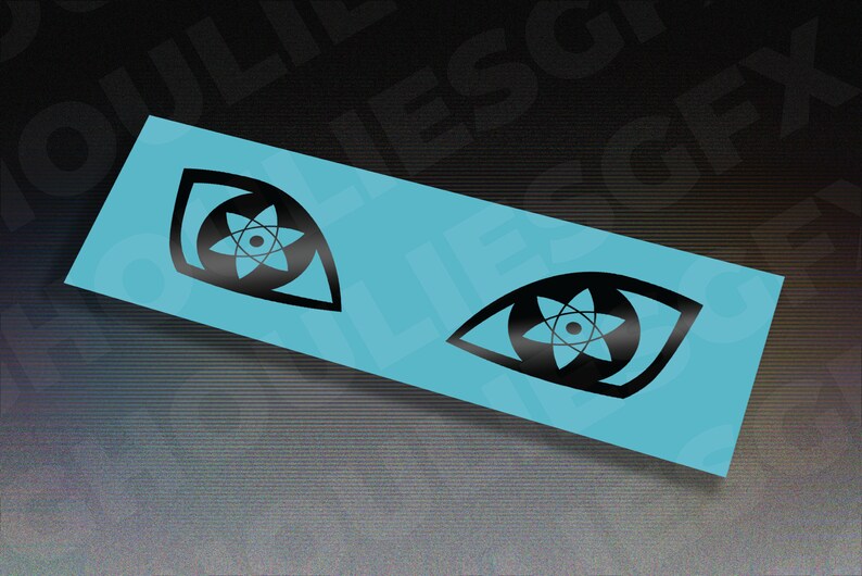 Sasuke Mangekyou Sharingan V1 Car Decal JDM Decal JDM Sticker Stance ...