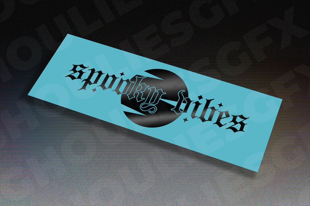 Spooky Vibes V1-V4 Car Decal JDM Decal JDM Sticker Stance Static Die ...