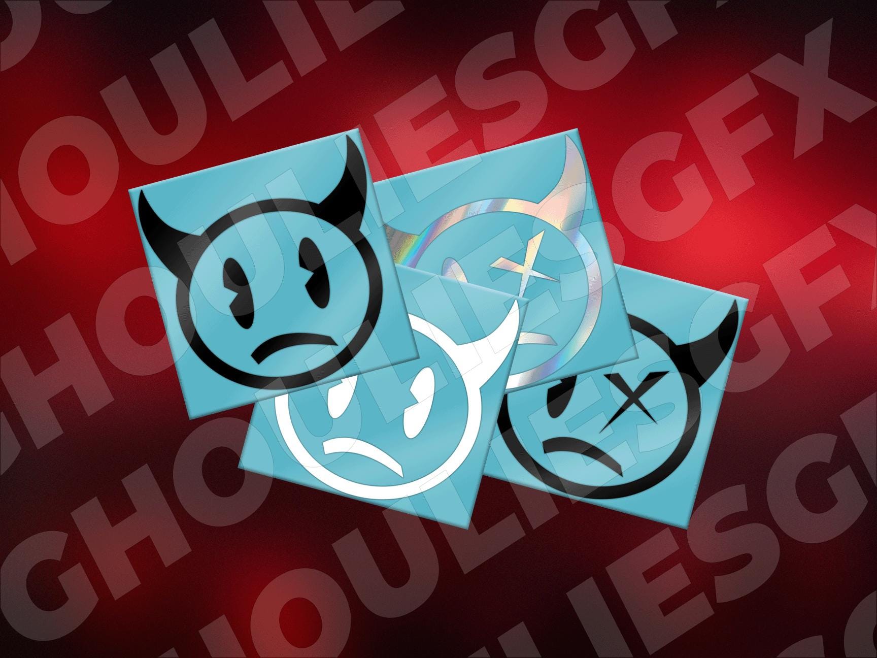 Smiley Face | Car Decal | JDM Decal | JDM Sticker | Stance | Static ...