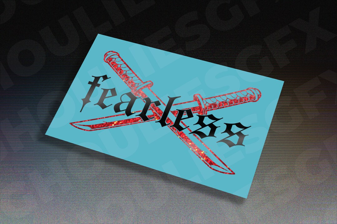 Fearless V2 Car Decal JDM Decal JDM Sticker Stance Static Die-cut ...