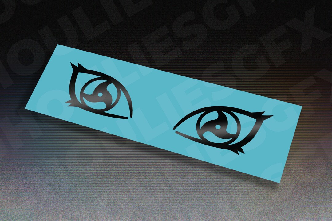 Itachi Mangekyou Sharingan V1 Car Decal JDM Decal JDM Sticker Stance ...