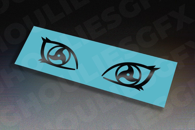 Itachi Mangekyou Sharingan V1 Car Decal JDM Decal JDM Sticker Stance ...