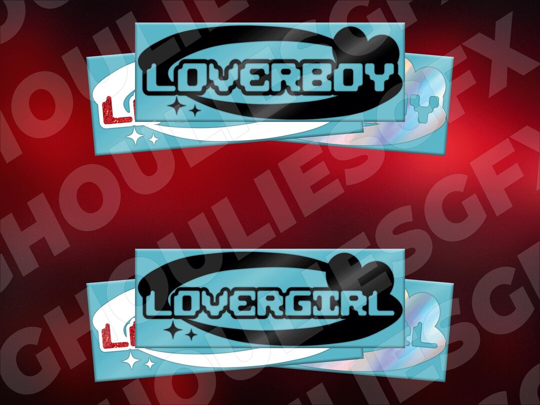 Loverboy / Lovergirl | Car Decal | JDM Decal | JDM Sticker | Stance ...