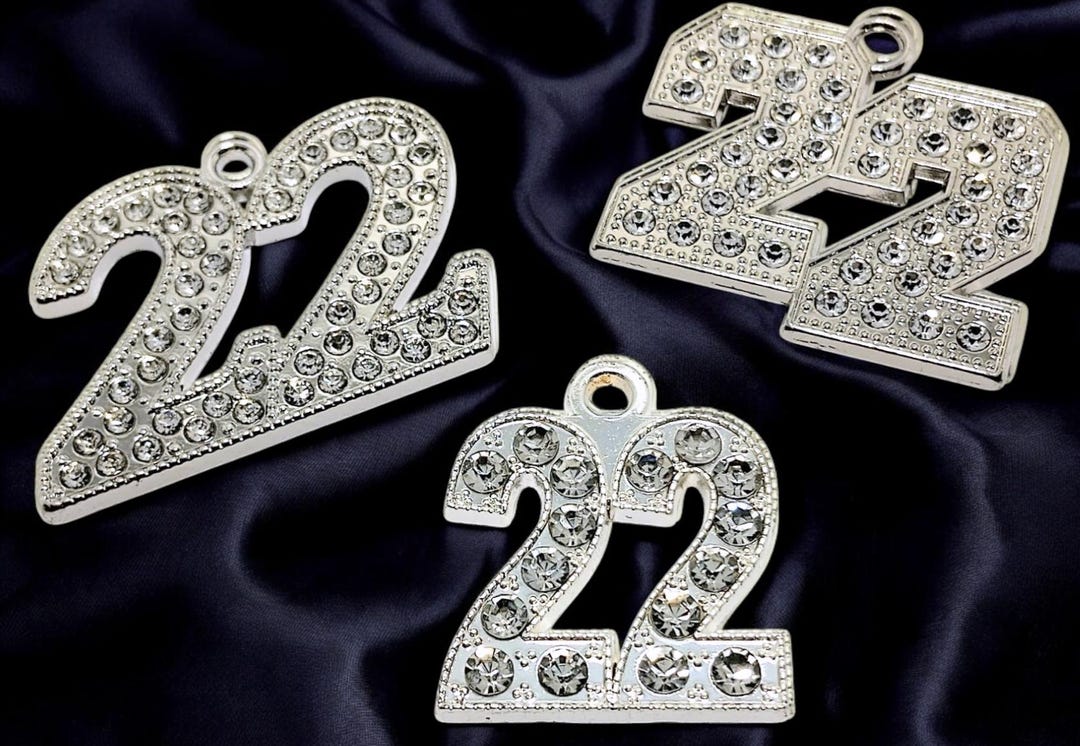 Number 22 Pendant Charms, 2022 Graduation Tassel Signets - Etsy