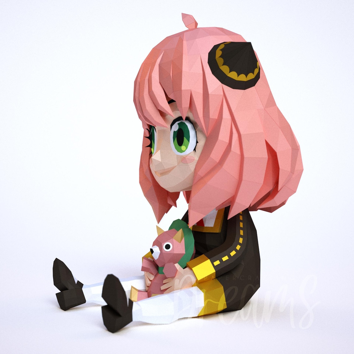 Papercraft Templates Anya Forger Spy X Family PDF SVG DXF - Etsy