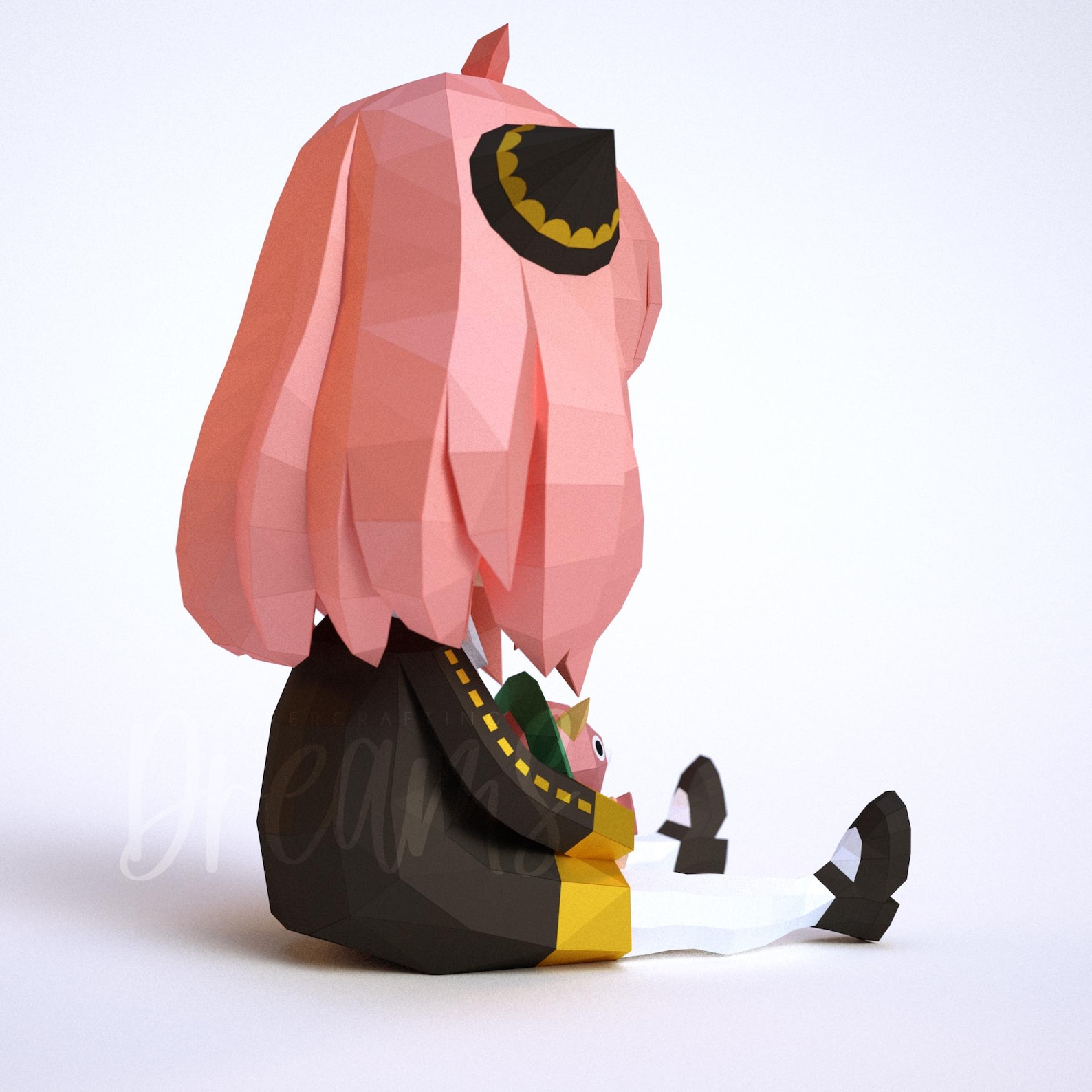 Papercraft Templates Anya Forger Spy X Family PDF SVG DXF - Etsy