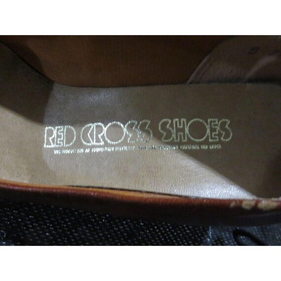 Red Cross Shoes Vintage Leather Pumps size 7.5 in Bur… - Gem