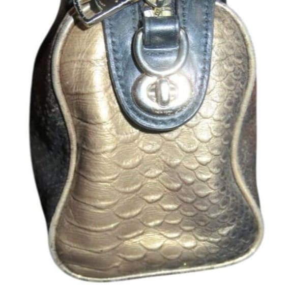 Coach Mini Rowan Baby Bennett Metallic Gold Python Le… - Gem