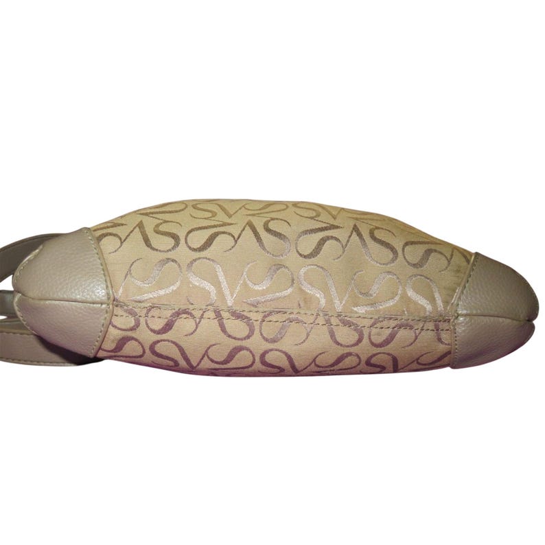 Vera Wang Simply Vera Monogram Logo Canvas & Leather Crossbody With ...