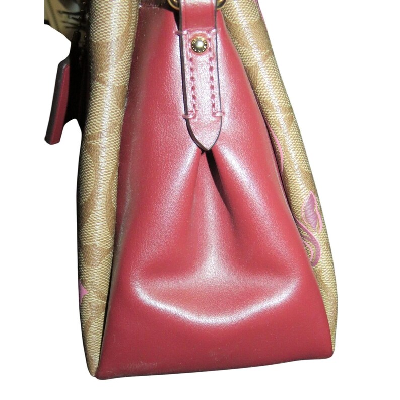 Coach Sage Mini Carryall in Signature Coated Canvas Desert Tulip Print ...