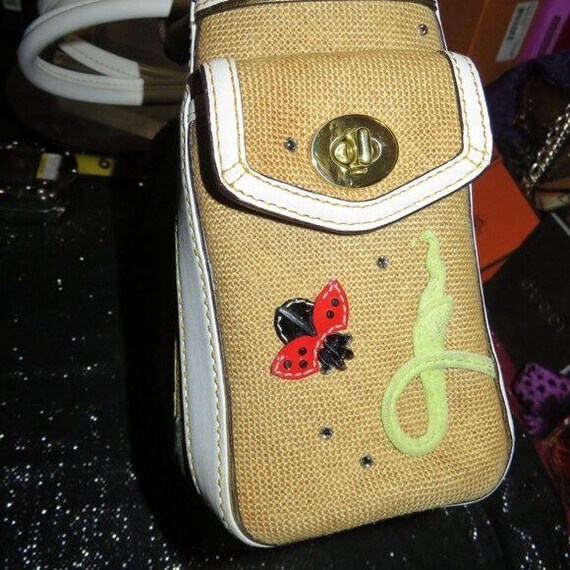 COACH 2004 Limited Edition Ladybug Leafy Crystal Wove… - Gem