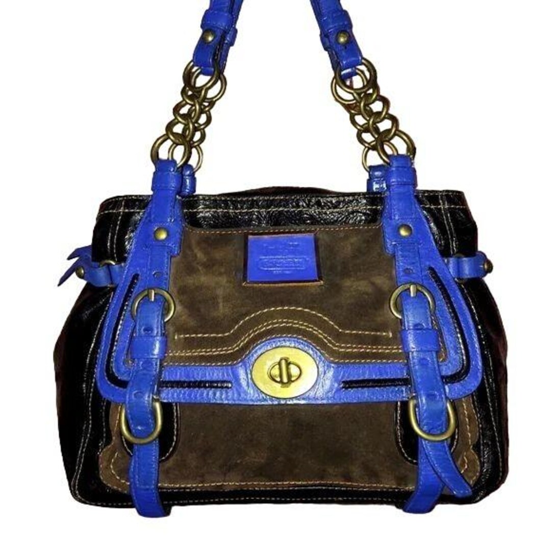 Coach Cursive Creed Limited Edition Legacy Garcia Mixed Patent & Suede ...