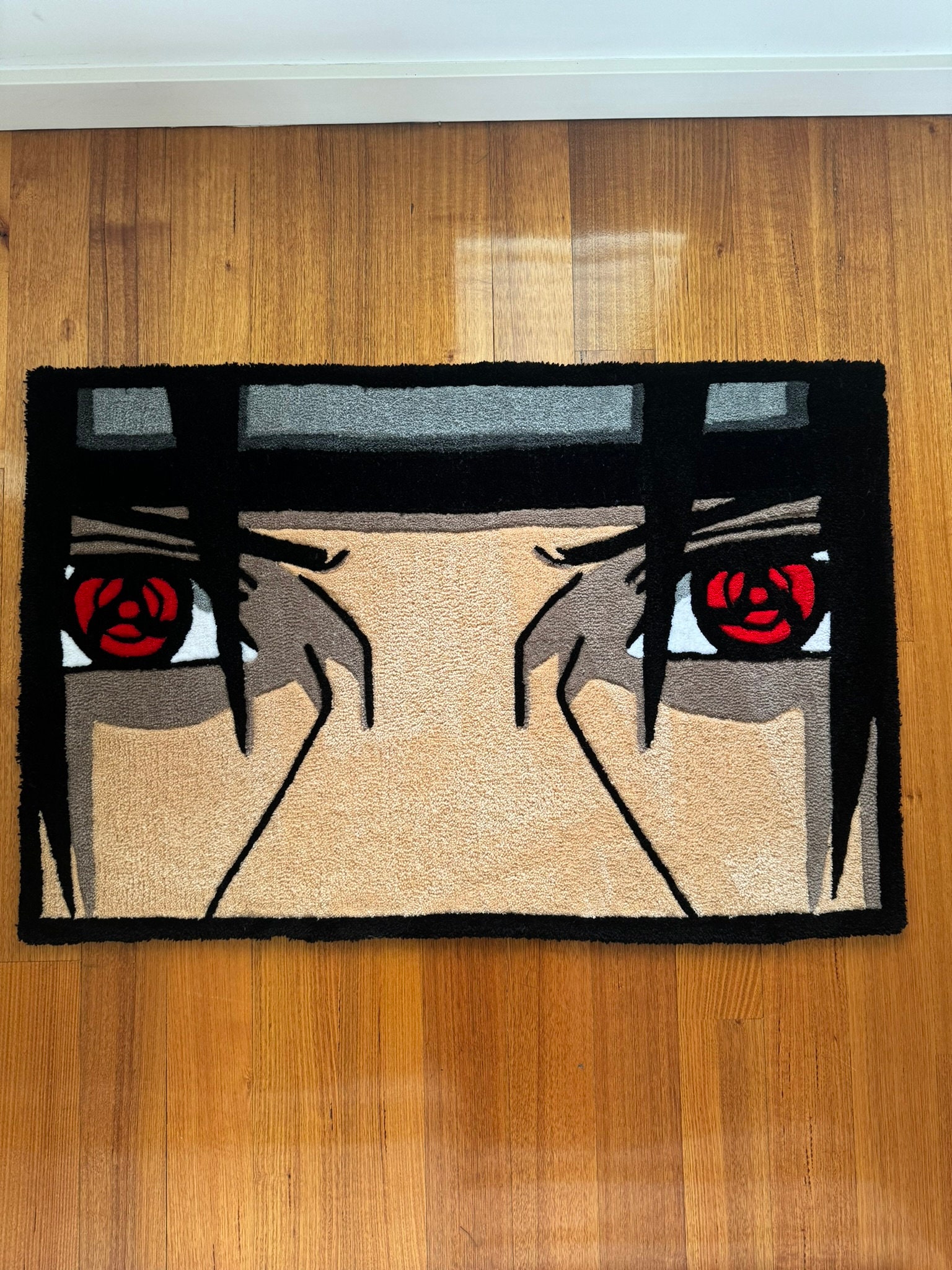 Itachi Uchiha Handmade Rug Tufted Rug Custom Rug Naruto Rug - Etsy