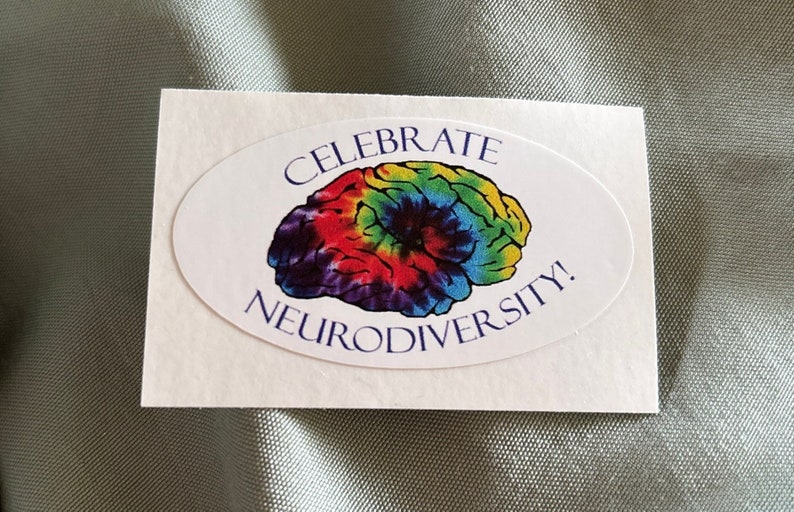 Celebrate Neurodiversity Sticker - Etsy