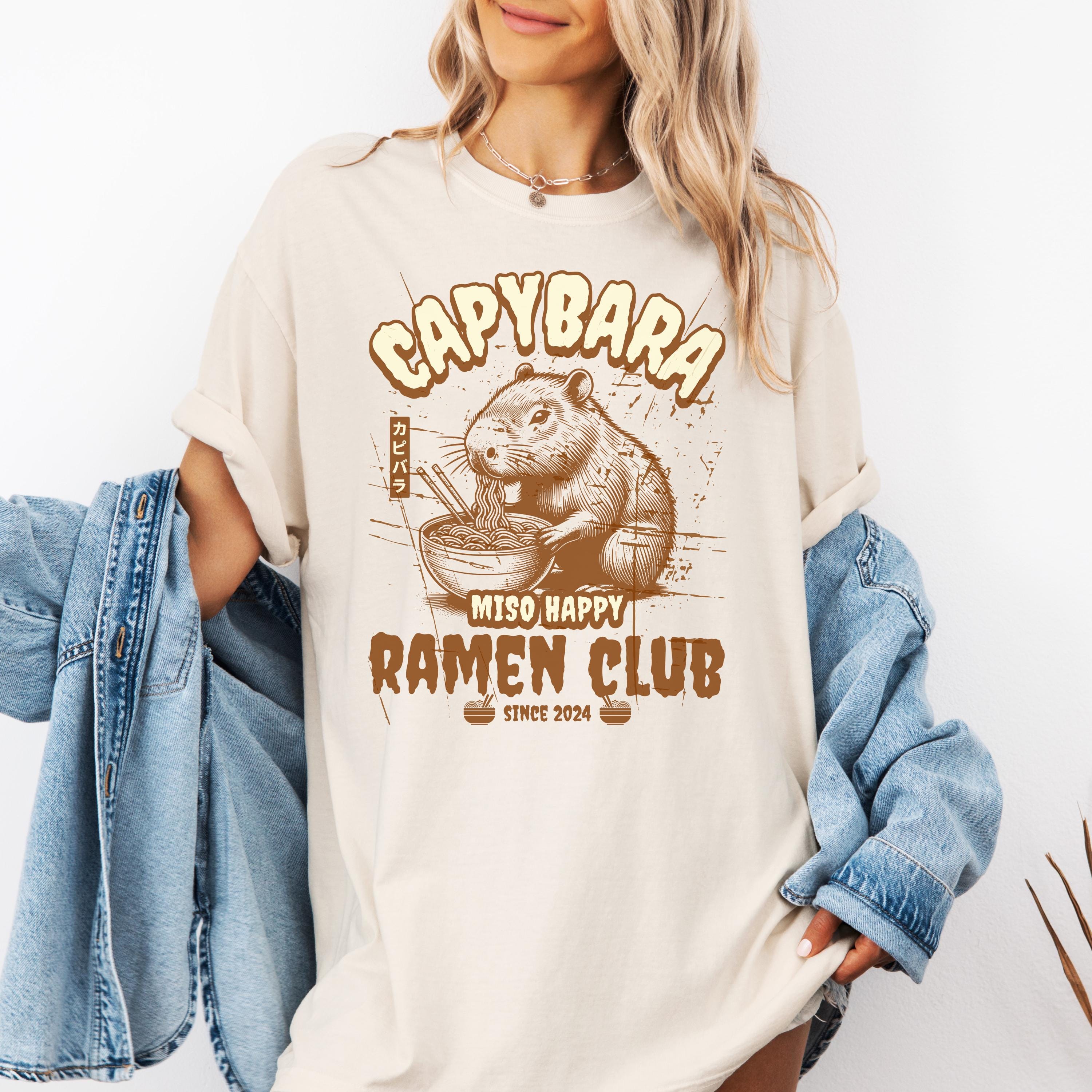 Capybara Shirt Capybara Possum Shirt Capybara Plush Rat Shirt Ramen ...