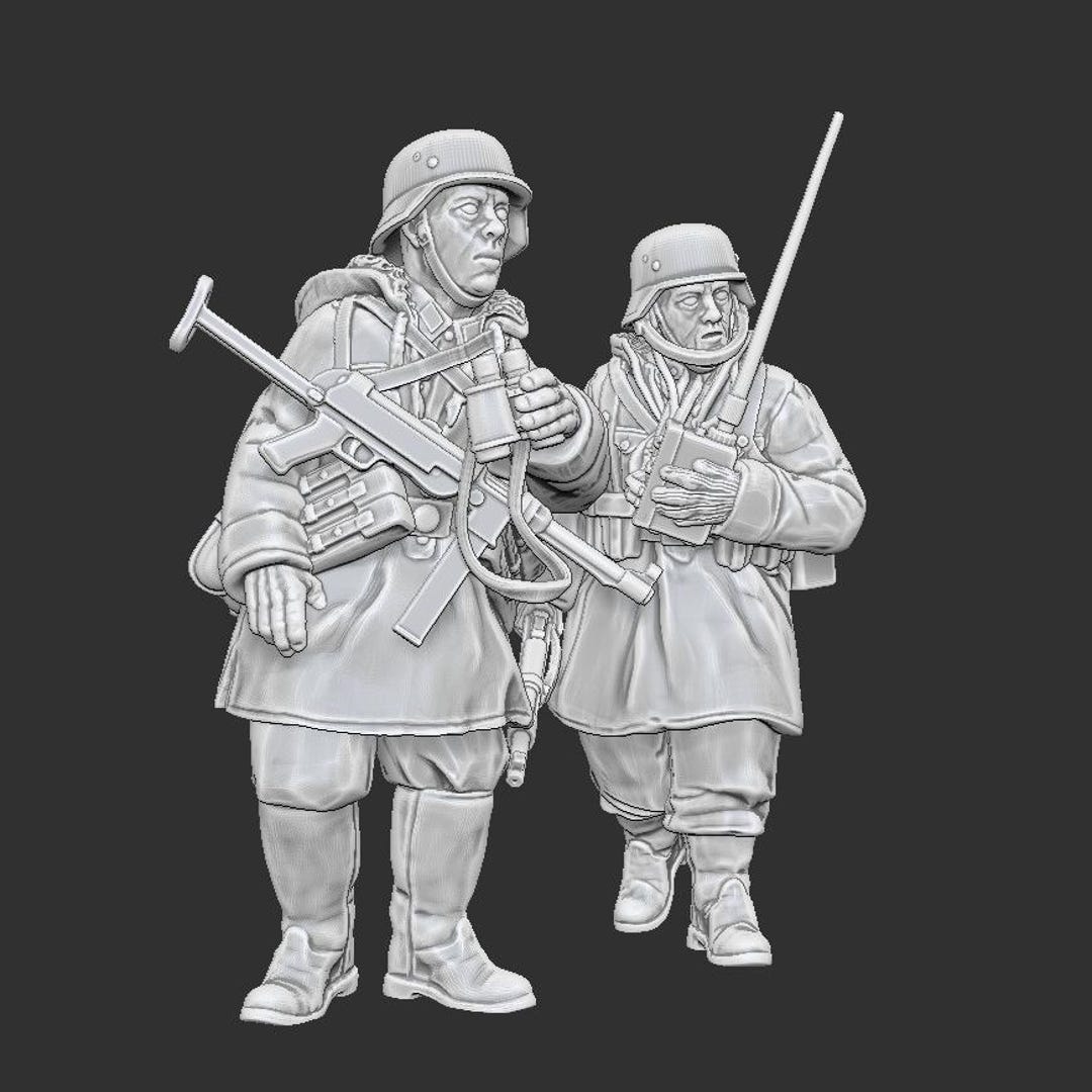 German Forward Observer With Radio Operator - Etsy