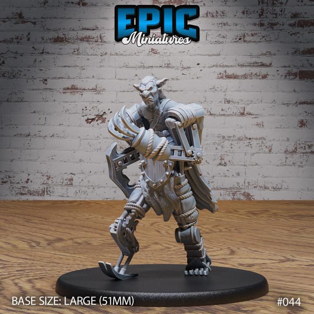 Goblin in Mech Suit Provoking 3D Print - Etsy