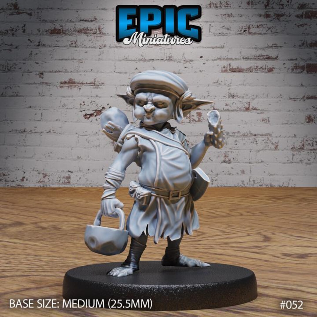 Goblin Tribe Chef 3D Print - Etsy