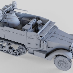 United States M16 Halftrack Quad M2HB - Etsy