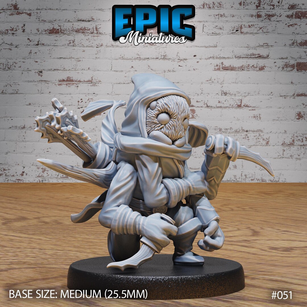 Dark Elf Spider Folk Assassin 3d Print - Etsy