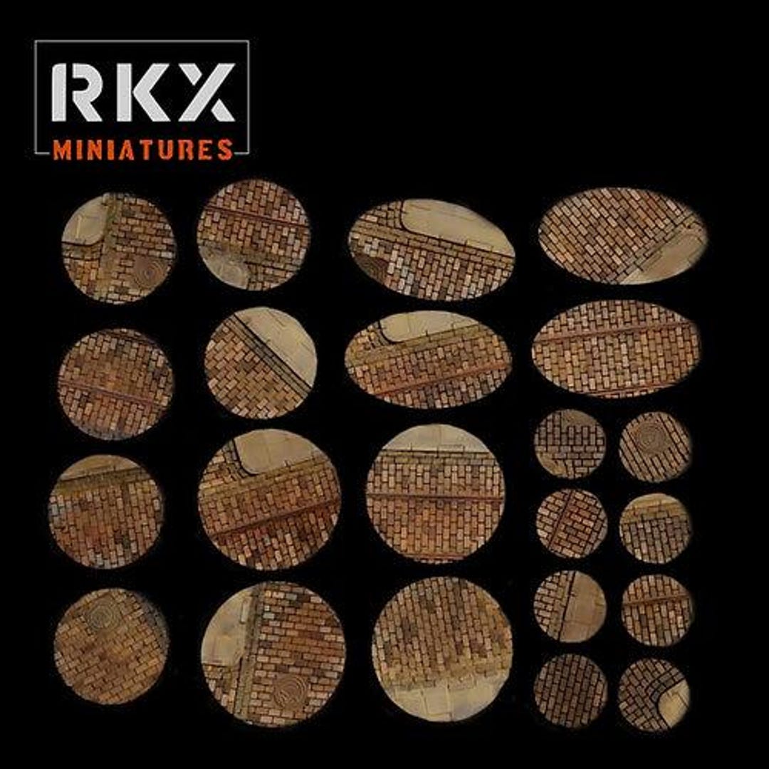 Round Bases 25mm Cobblestone - Etsy