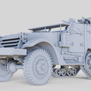 United States M16 Halftrack Quad M2HB - Etsy