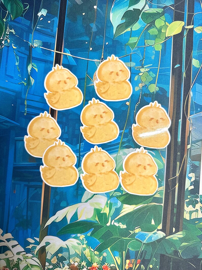 Cute Chick Animal Sticker, Gift for Her, Kids, and Friends, Good for ...