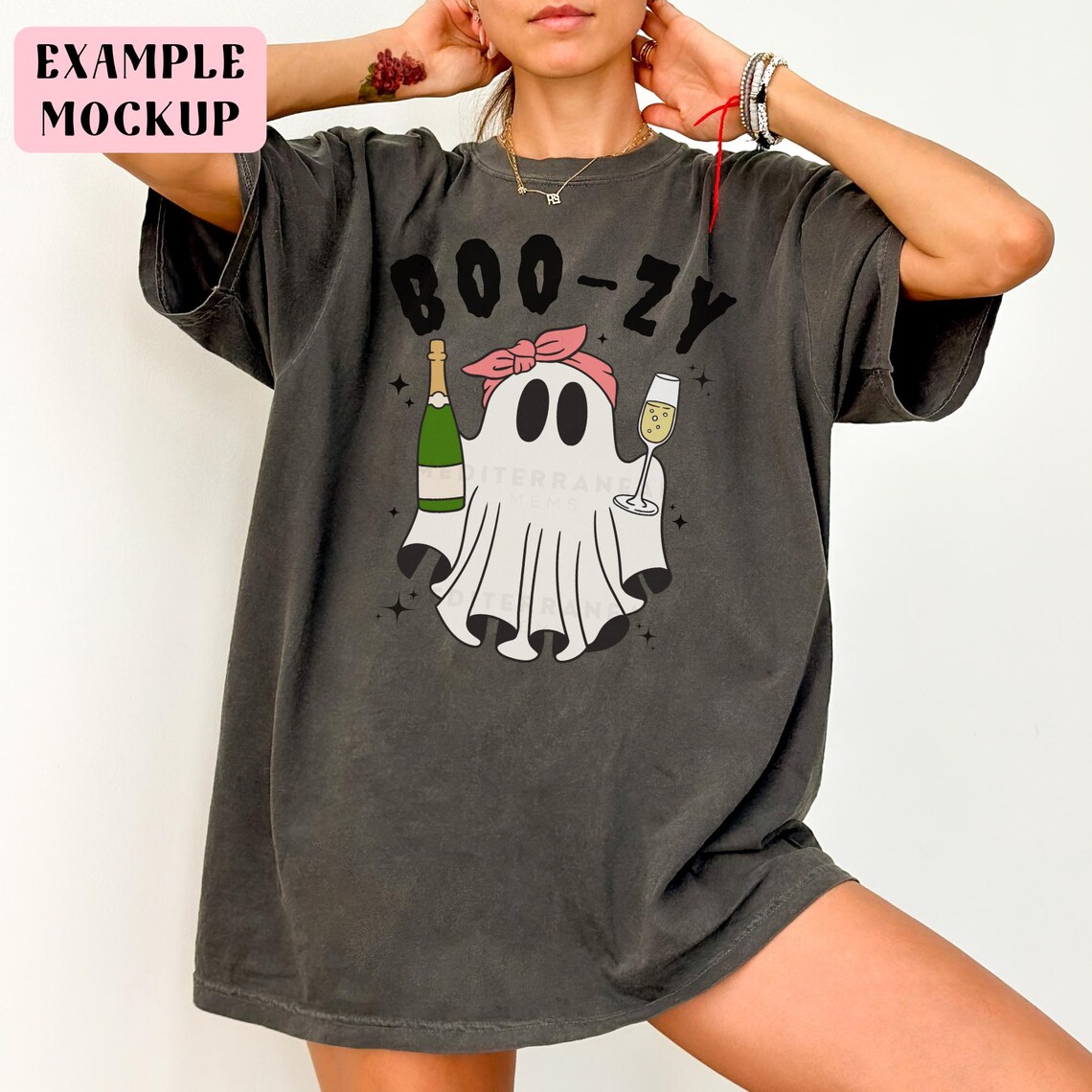 Boozy Ghost Halloween PNG, Halloween Ghost Digital Art, Funny Ghost ...