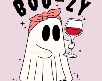 Boozy Ghost Beer Halloween PNG, Halloween Ghost Digital Art, Funny ...