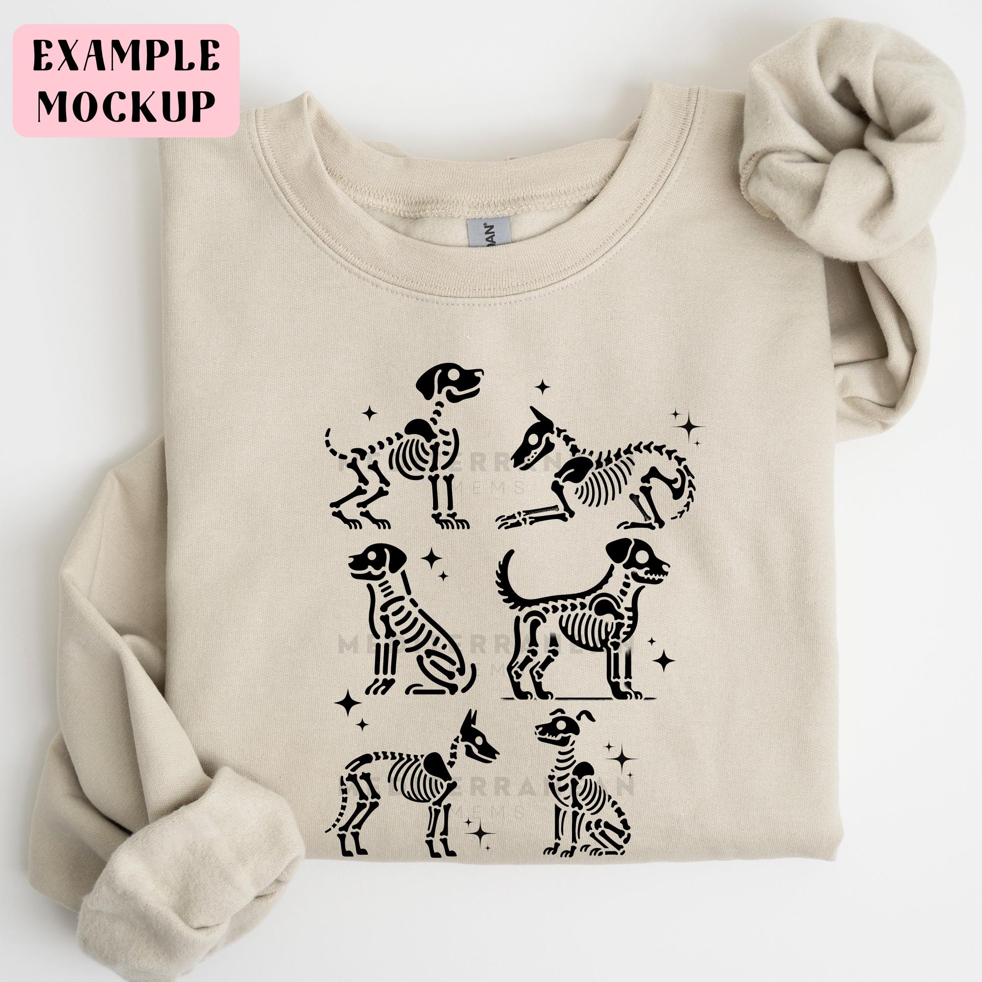 Dog Skeletons Png, Halloween Dog Png, Spooky Season Png, Golden ...