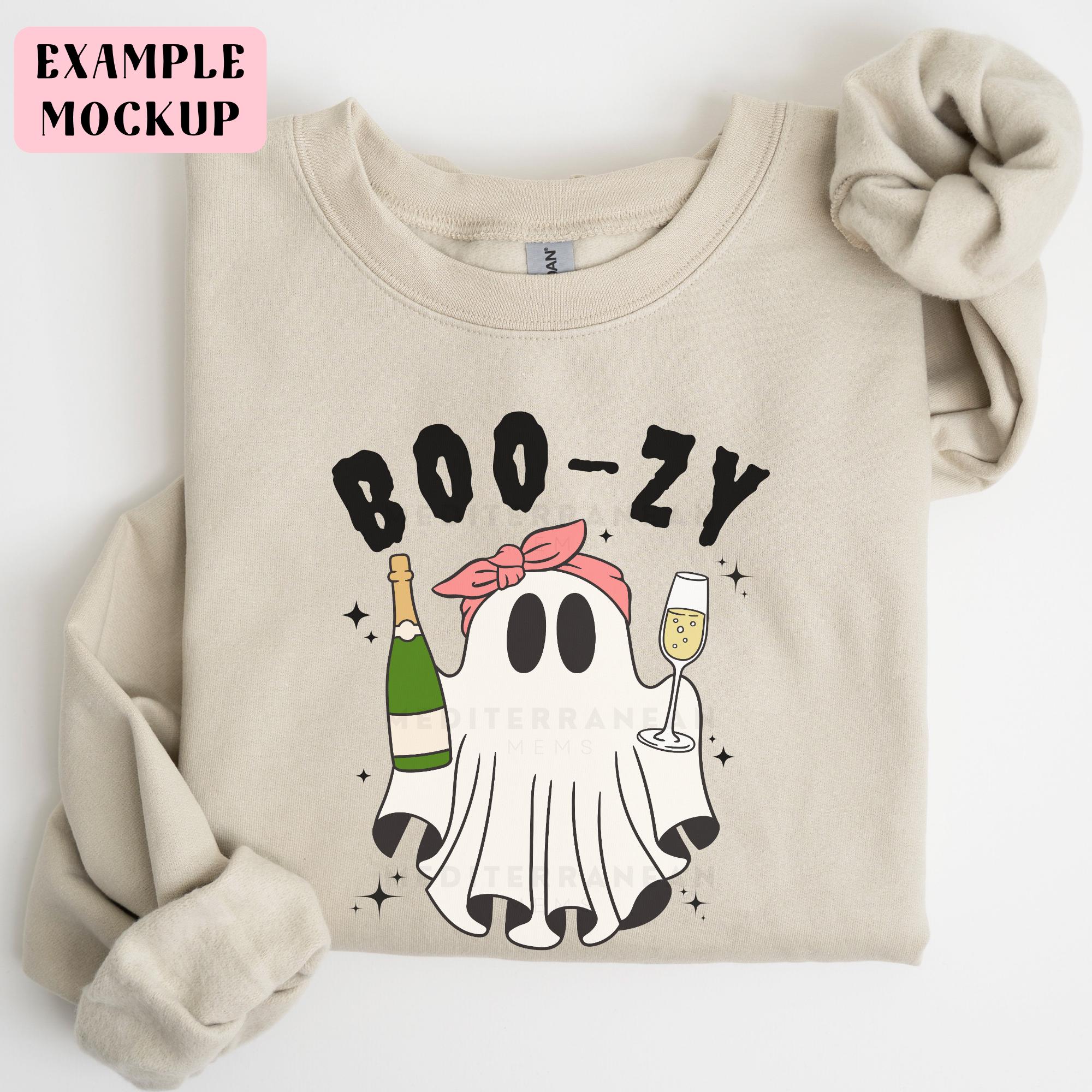 Boozy Ghost Halloween PNG, Halloween Ghost Digital Art, Funny Ghost ...